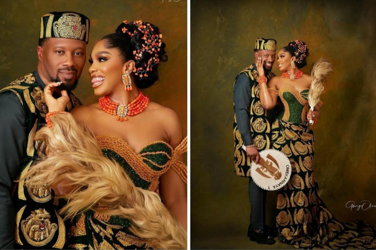 Sharon Ooja lauds husband, Ugo Nwoke, dubs him, "gift from God" - eelive